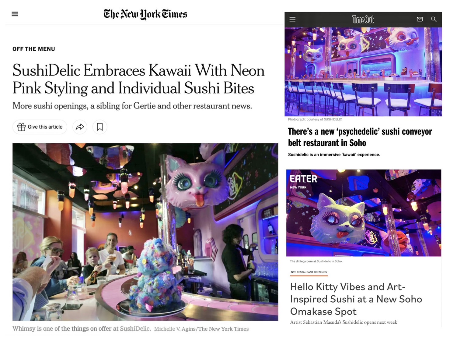 SUSHIDELIC Article Published | Sebastian Masuda[増田セバスチャン] OFFICIAL WEBSITE